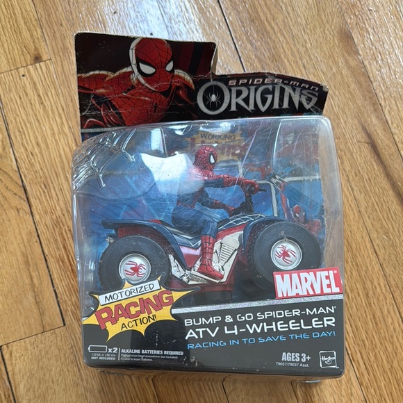 Marvel | Toys | Marvel Spiderman Atv 4wheeler Toy Red And Blue | Poshmark